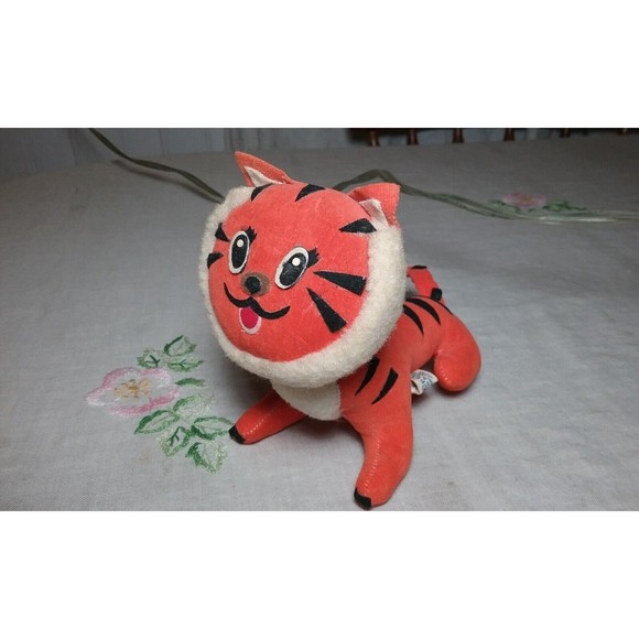 Dakin | Toys | Vintage R Dakin Dream Pets Tiger Orange Velvet Plush ...